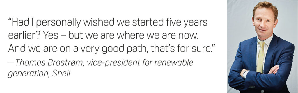 Thomas Brostrøm, EVP, Global Renewable Generation, Shell: We can only ...